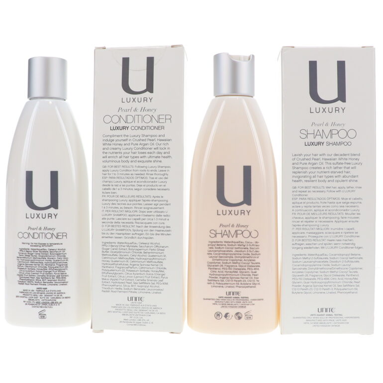 UNITE Hair U Luxury Pearl And Honey Shampoo 8.5 Oz & Conditioner 8.5 Oz ...